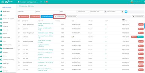 Pro Wa How To Create Employee Samples Cultivera Support Library