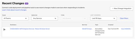 ServiceNow Change Requests Integration Guide