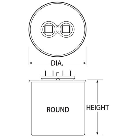 Rd 35 370 Vanguard Run Capacitor 370 Vac 35 µf