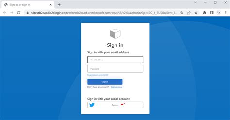 Twitter Social Login Issue With Azure Ad B2c Forbidden Stack Overflow