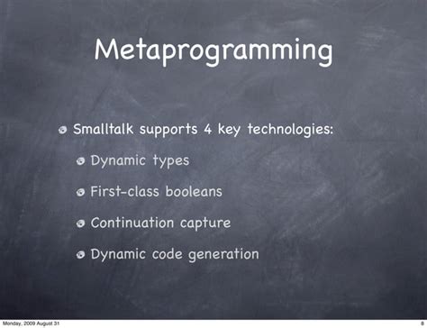 Smalltalk Metaprogramming Supports Probabilistic Program Analysis Pdf
