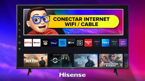 Cómo Conectar Smart TV HISENSE a Internet por WiFi VIDAA OS YouTube