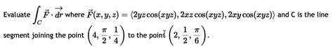 Solved Evaluate CFdr Where Chegg