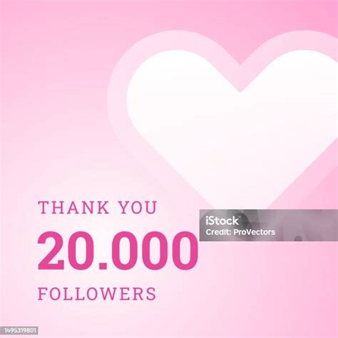추종자처럼 감사합니다 핑크 하트 인터넷 블로그 소셜 미디어 게시물 디자인 템플릿 벡터 플랫 가상현실에 대한 스톡 벡터 아트 및 기타 이미지 가상현실 감사 감사합니다