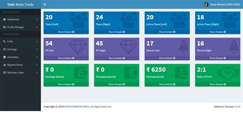 Australian Binary Mlm Software By Domainsrock Codester