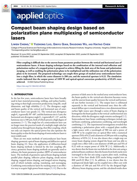 Compact Beam Shaping Design Based On Polarization Plane Multiplexing Of