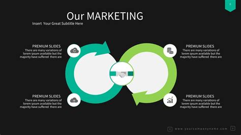 Computer Screen With Circular Diagram Google Slides Theme And Powerpoint Template Slidesdocs