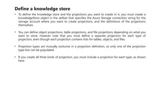03 Create A Knowledge Store With Azure Ai Searchpptx