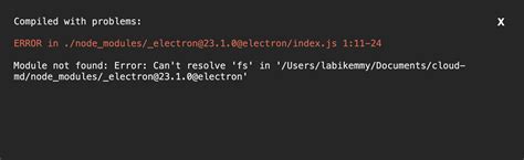 Bug Electron23 Not Resolve Fs · Issue 37343 · Electronelectron