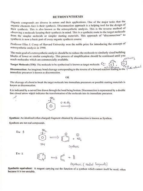 Retrosynthesis Pdf