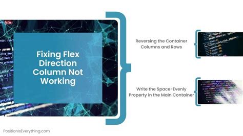 Flex Direction Column Not Working An Advanced Guide Position Is Everything