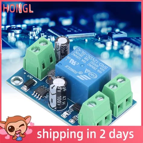 Honglai DC 12V To 48V Battery Controller Module Relay Power Switch Protection Board Shopee