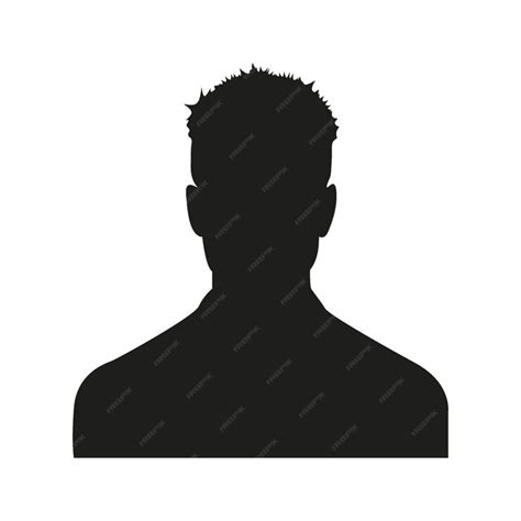 검은색의 터 평면 일러스트레이션 아바타 사용자 프로필 개인 아이콘 프로필 사진 소셜 미디어 프로필 아이콘 스크린 세이버 및 템플릿 X9a 프리미엄 벡터