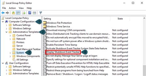 Enable Or Disable Shutdown Event Tracker On Server 2016 Wikigain