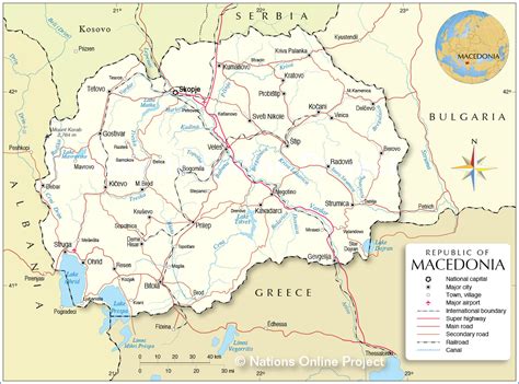 Map Of Macedonia And Surrounding Countries Brandy Tabbitha Locator Map