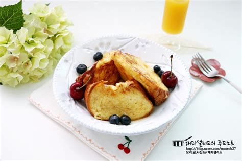 프렌치토스트 만들기 프랜치토스트 레시피 토스트만드는법 간단토스트 네이버 블로그