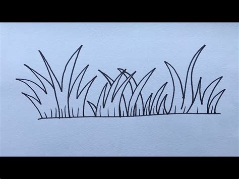 How To Draw Realistic Grass Step By Step