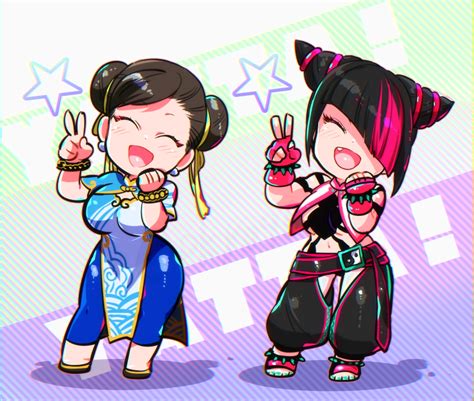 Chun Li And Han Juri Street Fighter And 1 More Drawn By Marimo Yousei Ranbu Danbooru
