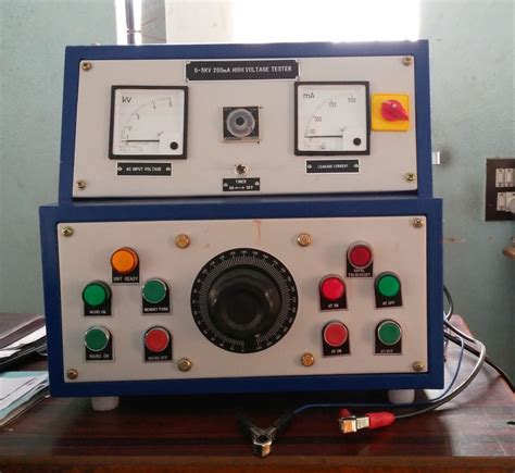 Sharadatronic Analog High Voltage Test Equipment Model Numbername