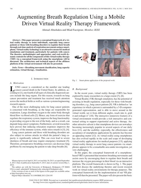 Pdf Augmenting Breath Regulation Using A Mobile Driven Virtual