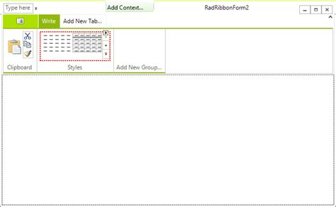 Using Different Elements On A Radribbonbar Radribbonbar Telerik Ui For Winforms