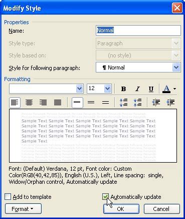 Cut And Paste Formatting Microsoft Word