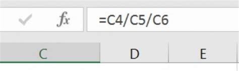 Rumus Pembagian Excel Dan Cara Menggunakannya
