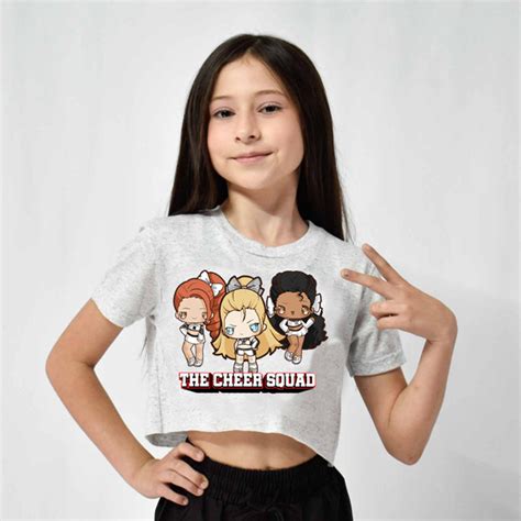 The Cheer Squad Cropped Tee Fly Athletics