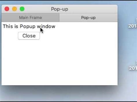 Tkinter Popup Youtube
