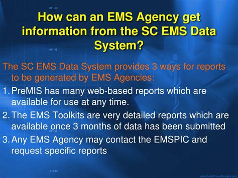 PPT Is The SC EMS Data System Based On The Existing DHEC Form Or Required Information