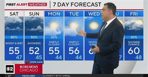 Chicago First Alert Weather Rainy Weekend Cbs Chicago