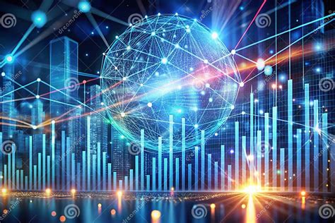 Ai Algorithms Data Grid Analysis And Business Science Visualization Stock Illustration