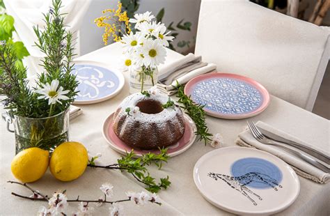 თეფში ანბანი იისფერი Bluetabla