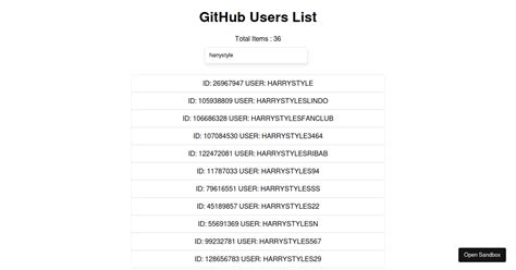 Debounce Codesandbox