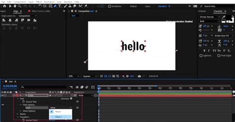 How To Move Text Through A Path In After Effects Skillademia