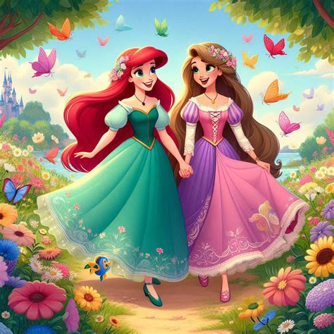 Princess Ariel And Princess Rapunzel 23 By Carlosuriel13 On Deviantart