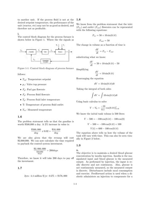Solutions Manual For Process Control Modeling Design And Simulation 1st