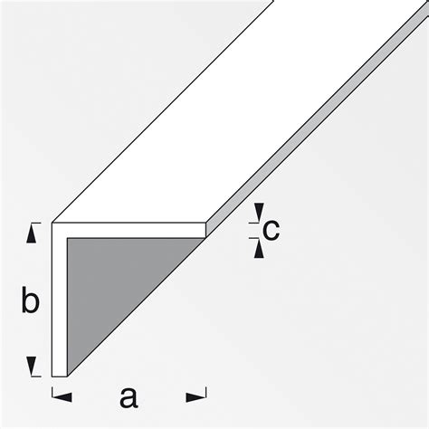 Alfer Winkelprofil Aus Pvc 1000 X 25 X 25 X 1 8 Mm Weiß Toom Baumarkt