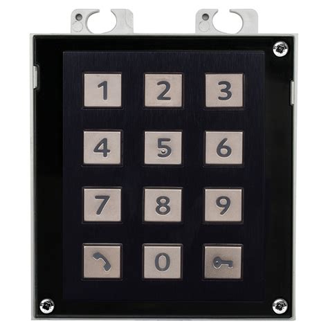 2n Helios Ip Verso Intercom Module Keypad Black 01254 001