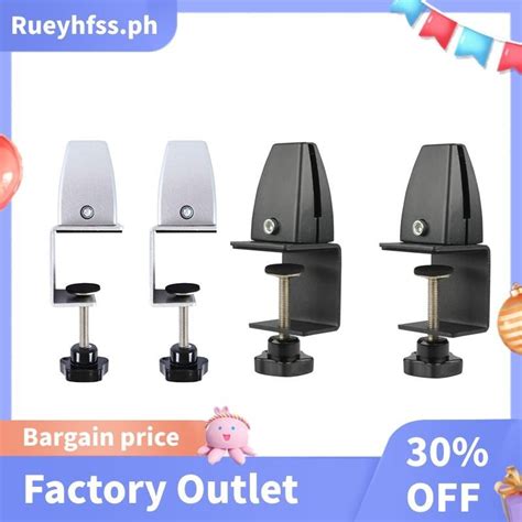 Excellent 2 Pcs Office Desk Divider Clamp Privacy Screen Clip Holder