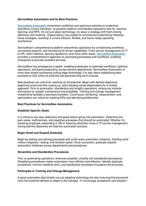 Ppt Servicenow Automation And Its Best Practices Powerpoint Presentation Id 12743477