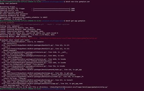 Getting Error While Tried Installing Gameplan In Ubuntu Gameplan Frappe Forum