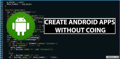 How To Create Android Apps Without Coding