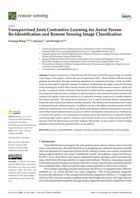 Pdf Unsupervised Joint Contrastive Learning For Aerial Person Re