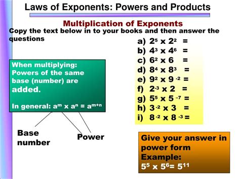 PPT Multiplication Rules For Exponents PowerPoint Presentation Free Download ID 6783153