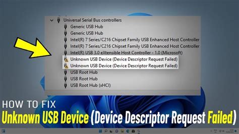 Fix Unknown Usb Device Device Descriptor Request Failed Windows 1110