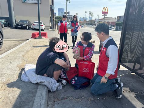 La 노숙자 사역 2025년2월18일