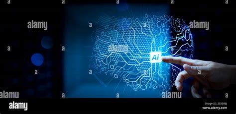 Artificial Intelligence Aimachine Learning With Data Mining Technology On Virtual Dachboard
