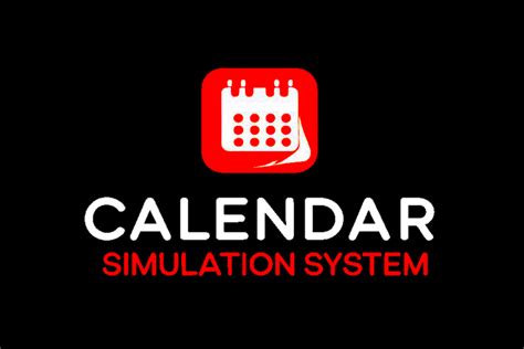 Calendar Simulation System Gui Tools Unity Asset Store