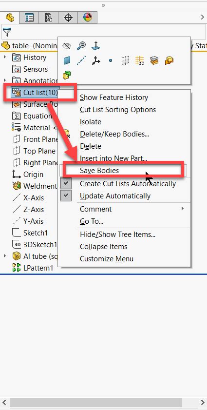 Solidworks Configurations And The Save Bodies Command
